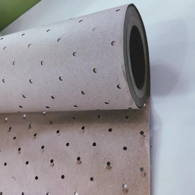 Garment Kertas Kraft Berlubang 40gsm Underlay Brown 60 Inch